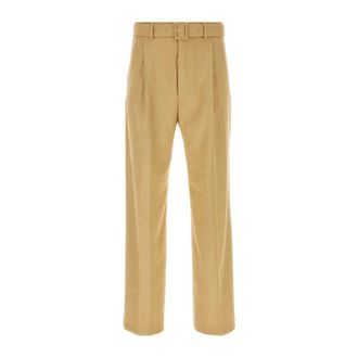 Dries Van Noten Viskosemischung Camel Hose - - Trousers - Herren - Braun - L