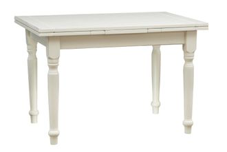 Biscottini International Esstisch ausziehbar Made in Italy 120x80 cm | Esstisch Holz massiv | K&uuml;chentisch ausziehbar