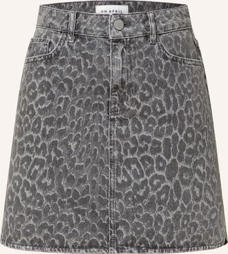 Oh April Oh April Jeansrock Milo grau