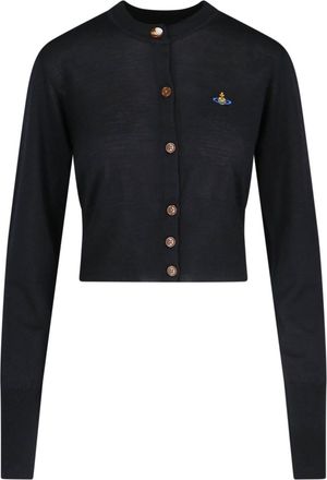 Vivienne Westwood Crop-Cardigan Mit Logo