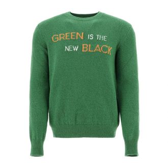 Herno Rundhals-Strickpullover - - Knitwear - Herren - Gr&uuml;n - 2XL