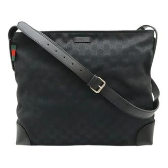 Gucci Pre-owned GG Canvas Schultertasche - - Pre-owned - Damen - Schwarzk - ONE SIZE
