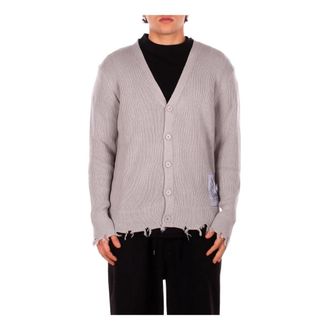 John Richmond Homme, Pulls, Gris, Taille: S Maglia Cardigan