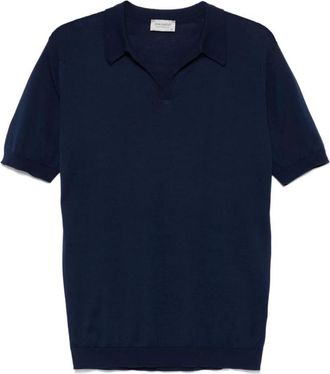 John Smedley Homme, Tops, Bleu, Taille: XL T-Chemises