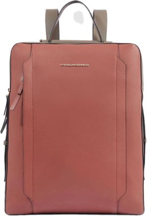 Piquadro Femme, Sacs, Brun, Taille: ONE Size Laptop Backpack 15,6