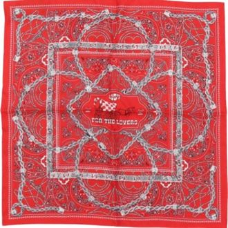 Louis Vuitton Foulard en soie Pre-owned - Femme - Pre-owned - Rouge - Taille: ONE Size