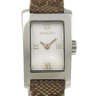 Gucci Montre 8600L en acier inoxydable doccasion - Femme - Pre-owned - Gris - Taille: ONE Size