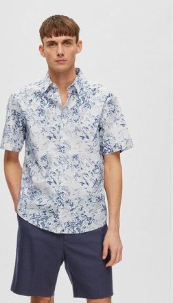 Selected Hemd 16088361 Blau Relaxed Fit