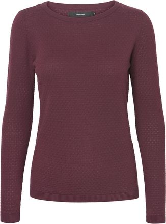 Vero Moda Vmcare Structure Ls O-Neck Blou Noos