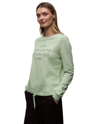 Street One Sweatshirt mit Artwork Pale Mint Green 44