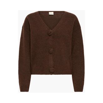 Ichi Cardigan - - Knitwear - Damen - Braun - L