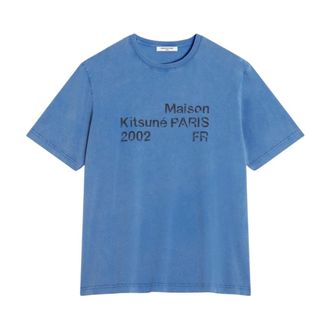 Maison Kitsun&eacute; Herren, Oberteile, Blau, MGr&ouml;&szlig;e