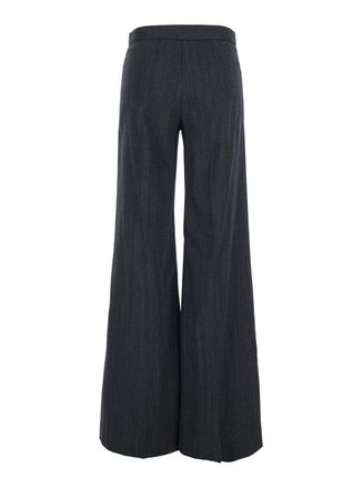 Merci High-Waist Trousers - Gray