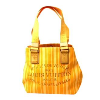 Louis Vuitton Pre-owned Tissu sacs-louis-vuitton - Femme - Pre-owned - Jaune - Taille: ONE Size