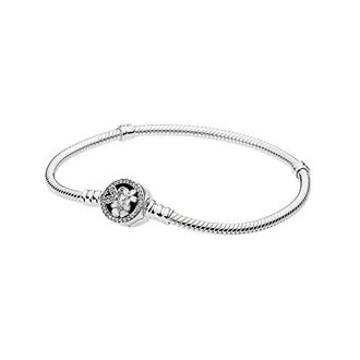 Pandora Florecer Po&eacute;tico Armband - - Accessories - Damen - Grau - ONE SIZE