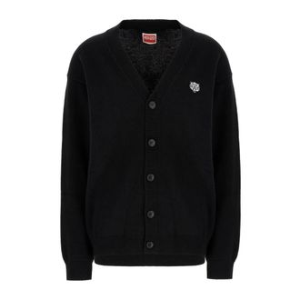Kenzo Happy Tiger Cardigan - - Knitwear - Herren - Schwarzk - L