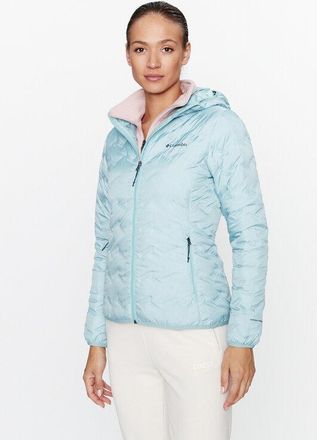 Columbia Daunenjacke Delta Ridge Down Hooded Jacket Grün Regular Fit