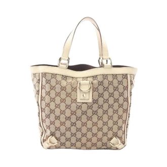 Gucci Pre-owned Abbey GG Canvas Tote Bag - - Pre-owned - Damen - Beige - ONE SIZE