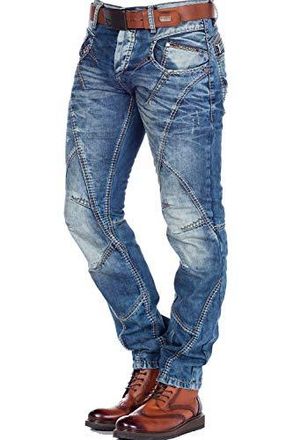 Cipo & Baxx Homme Jeans Coupe Droite Thick and Pride Classic Fit
