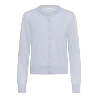 Part Two Cardigan en maille - Femme - Pulls - Bleu - Taille: 46 FR