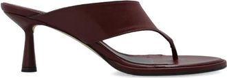 Aeyde Femme, Chaussures, Rouge, Taille: 36 EU Mules &agrave; talons Olenna