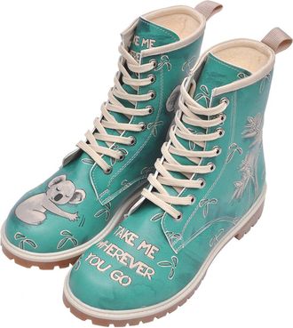 Dogo Long Boots - Koala - Vegane Damen Boots und Nachhaltige und Bunte Stiefeletten - Trendige Bequeme Stiefel für Damen