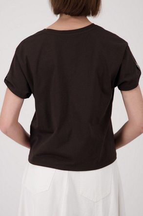 Monari T-Shirt Shirt Basic Schmuckdetail Regular fit mit Schmuckdetails