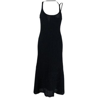 3.1 Phillip Lim SL Baumwollmischung U-Nk Strickkleid - - Dresses - Damen - Blau - S