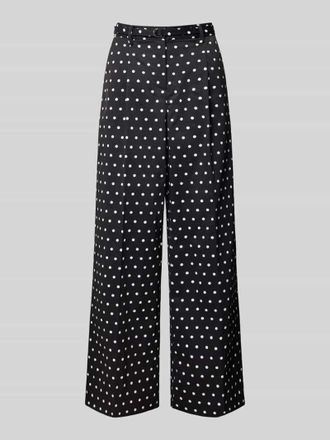 Neo Noir Hose im Allover-Look mit G&uuml;rtel Modell MALBA