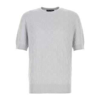 Dolce & Gabbana Stilvolle Strickpullover Kollektion - - Knitwear - Herren - Grau - XL