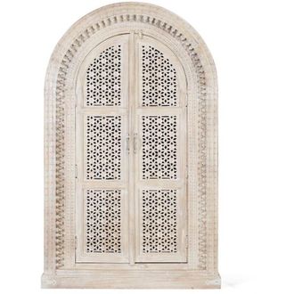 Giner&Colomer Giner Y Colomer - Armoire en bois manguier blanc d&eacute;cap&eacute;