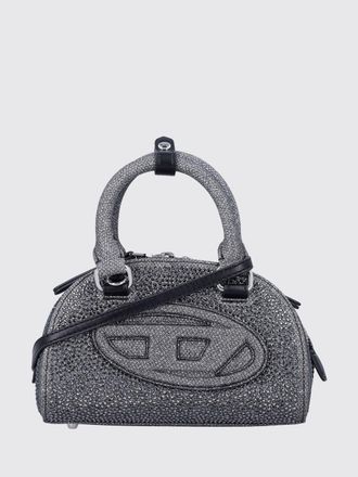 Diesel Mini sac 1DR Dome en lurex monogramme avec cristaux