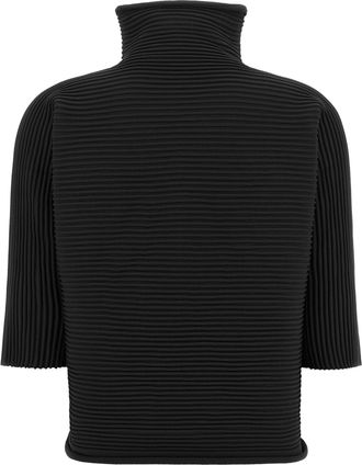 Pleats Please Issey Miyake Blouse - Black
