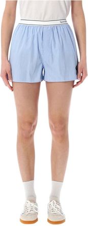 Sporty & Rich Femme, Shorts, Bleu, Taille: 38 FR Heritage Yankees Boxer