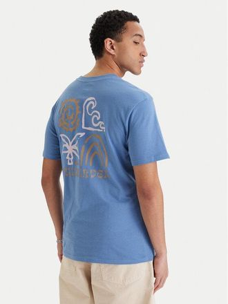 Quiksilver T-Shirt EQYZT08307 Blau Regular Fit