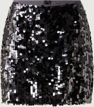 SOEUR JUPE ROBBIE ARGENT/BLEU ANTHRACITE