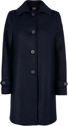 Colmar Femme, Manteaux, Bleu, Taille: 44 FR piumini e parka poliestere