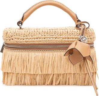 Michael Kors Femme, Sacs, Beige, Taille: ONE Size Fringed Shoulder Bag