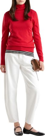 Benetton Damen Radtrikot M/L 1002D2348 Pullover, rot, X-Small