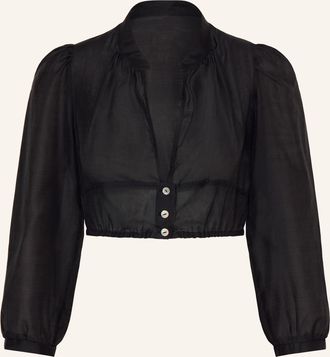 Sportalm Dirndlbluse Mit 3/4-Arm schwarz