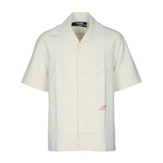 Jacquemus La Chemise Romarin MC - - Shirts - Herren - Wei&szlig; - L