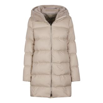 Herno A-Shape Jacke in Arendelle und New Lady Kunstpelz - - Coats - Damen - Beige - M