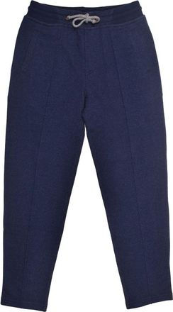 Brunello Cucinelli Homme, Pantalons, Bleu, Taille: XL Gym Straight Pantalons