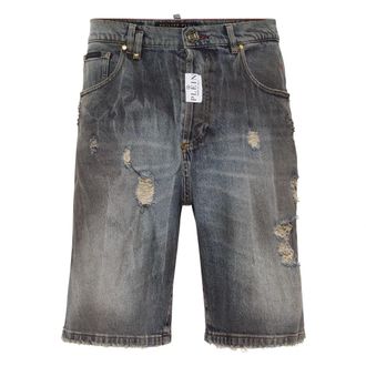 Philipp Plein Homme, Shorts, Bleu, Taille: W31 Formentera Fit Shorts