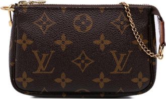 Louis Vuitton Crossbody Bags - Monogram Mini Pochette Accessoires - Gr. unisize - in Braun - für Damen