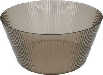 MamboCat Togo 1x gro&szlig;e Kunststoff-Schale grau I 3 L I XL-Serviersch&uuml;ssel f&uuml;r Salat, Dessert, Nudeln u.v.m. I Camping-Geschirr I Outdoor Picknick Bowl