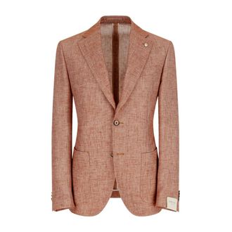 L.B.M. 1911 Americana Blazer - - Jackets - Herren - Rot - 2XL