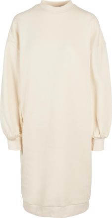 Urban Classics Damen Ladies Organic Oversized Midi Crewneck Dress Kleid, whitesand, S