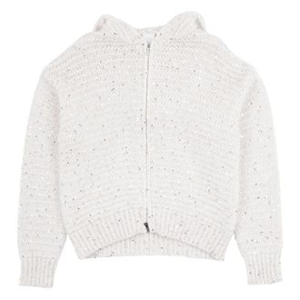 Eleventy Femme, Pulls, Blanc, Taille: 38 FR Cardigans