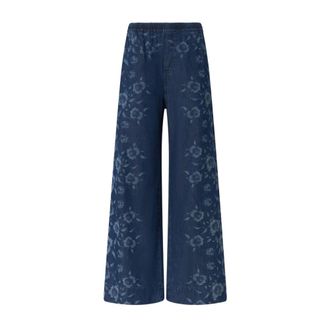 Pinko Pinko, Femme, Jeans, Bleu, Taille: W28 Floral Print Jeans